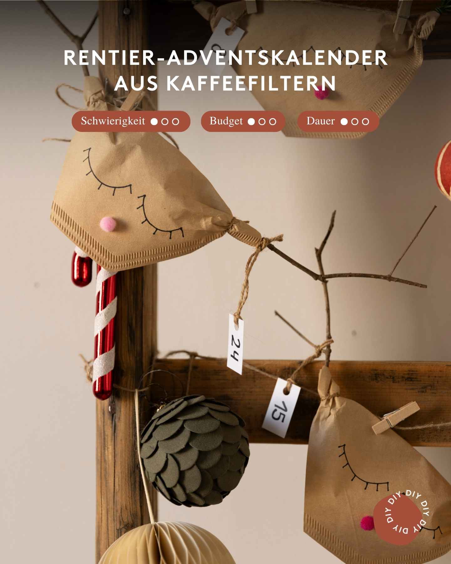 Adventskalender für Kinder basteln: 5 einfache Ideen